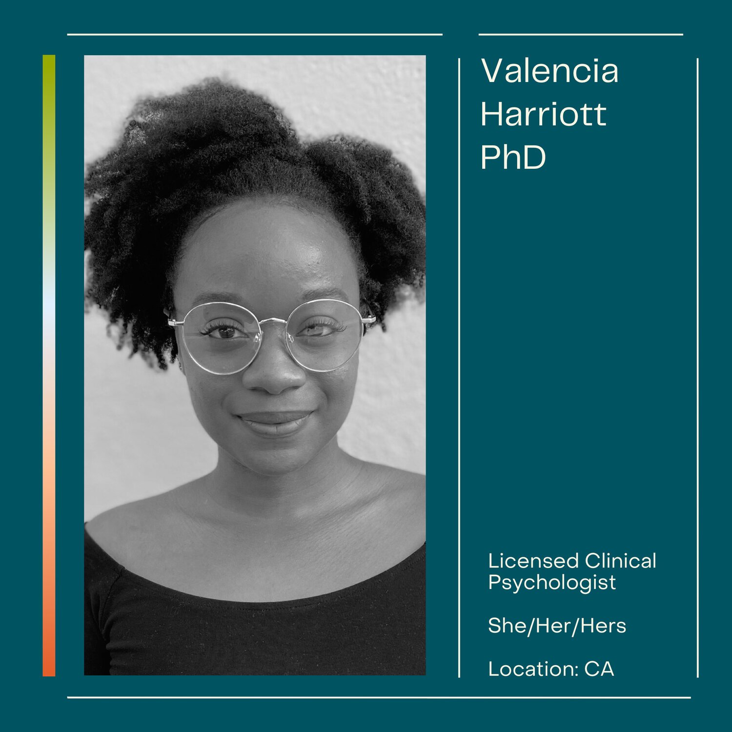 Meet the Team: Interview with Valencia Harriott, PhD - Licensed ...