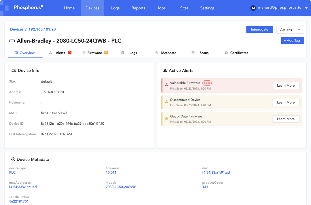 Unified xIoT Security Management Platform | Phosphorus