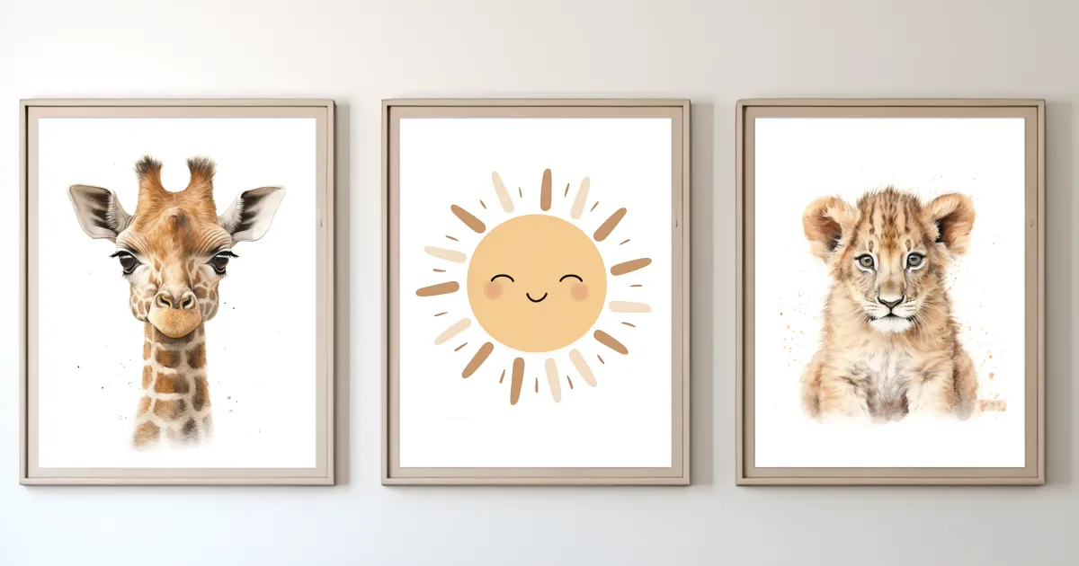 Shop Nursery Prints & Wall Art | My Nursery Prints