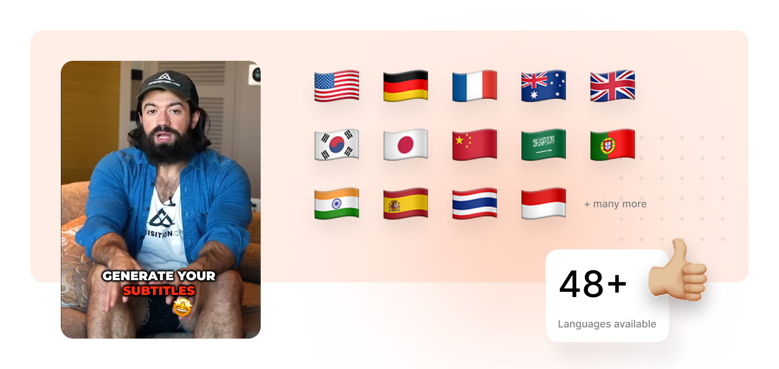 Generate English Subtitles To Your Video With AI