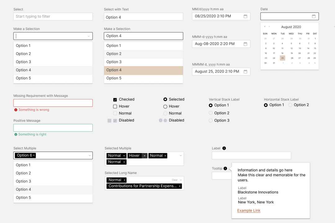 Blackstone Forms & Fields