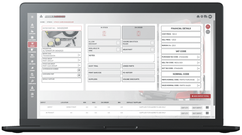 Workshop Maintenance Management - Assetminder