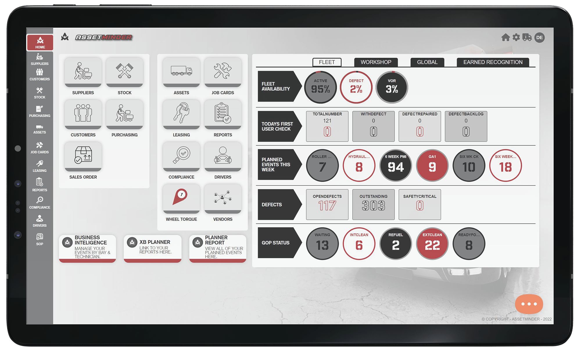 Fleet Maintenance Management - Assetminder