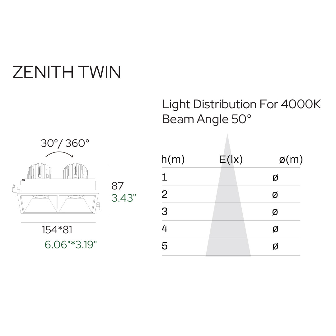 Zenith Twin | Lit Lightings Singapore | Premier Destination For Lighting Solutions | Home ...