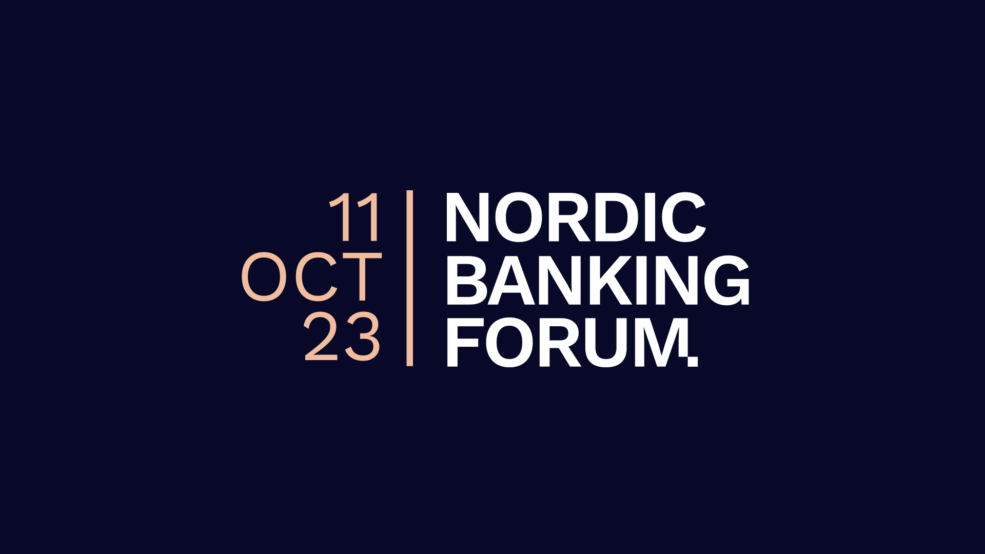 Info | Nordic Banking Forum 11.10.2023 Helsinki