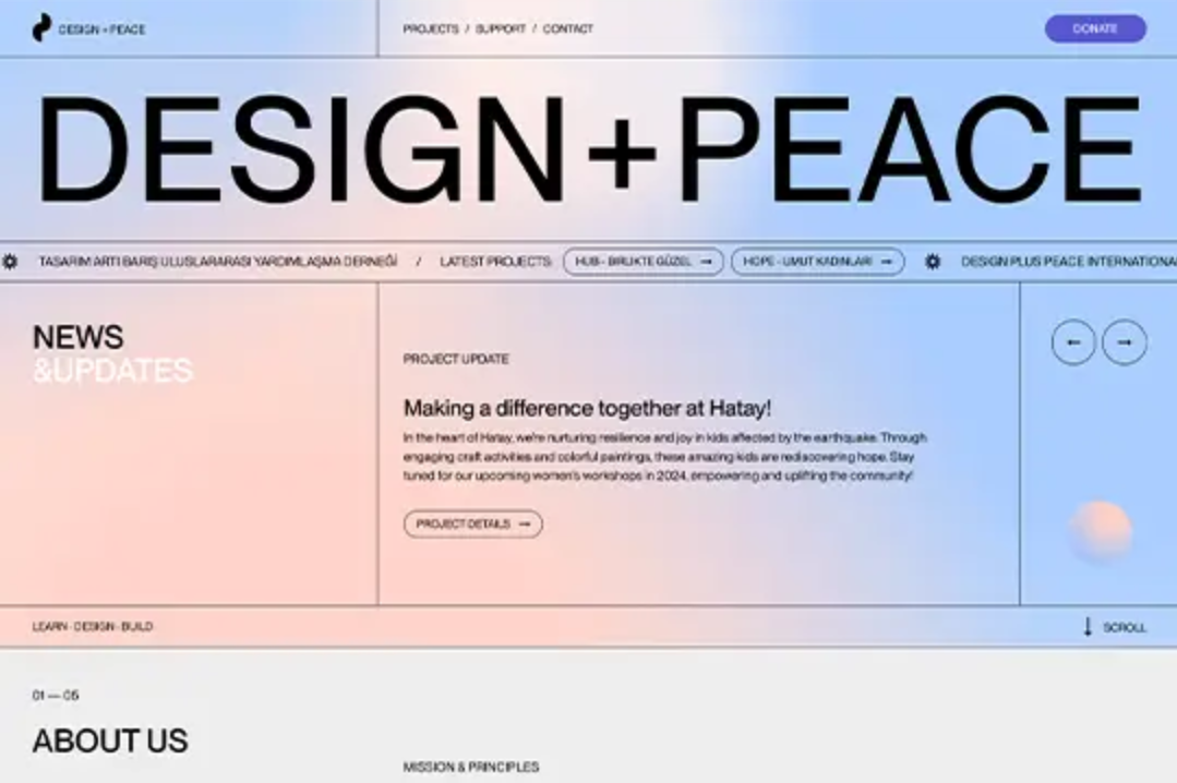 Design+Peace - Webflow