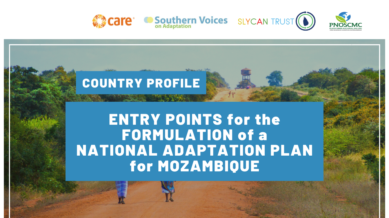 Country Profile: Entry Points for the Formulation of a National ...