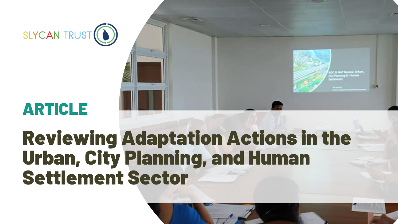 Reviewing Adaptation Actions in the Urban, City Planning, and Human ...