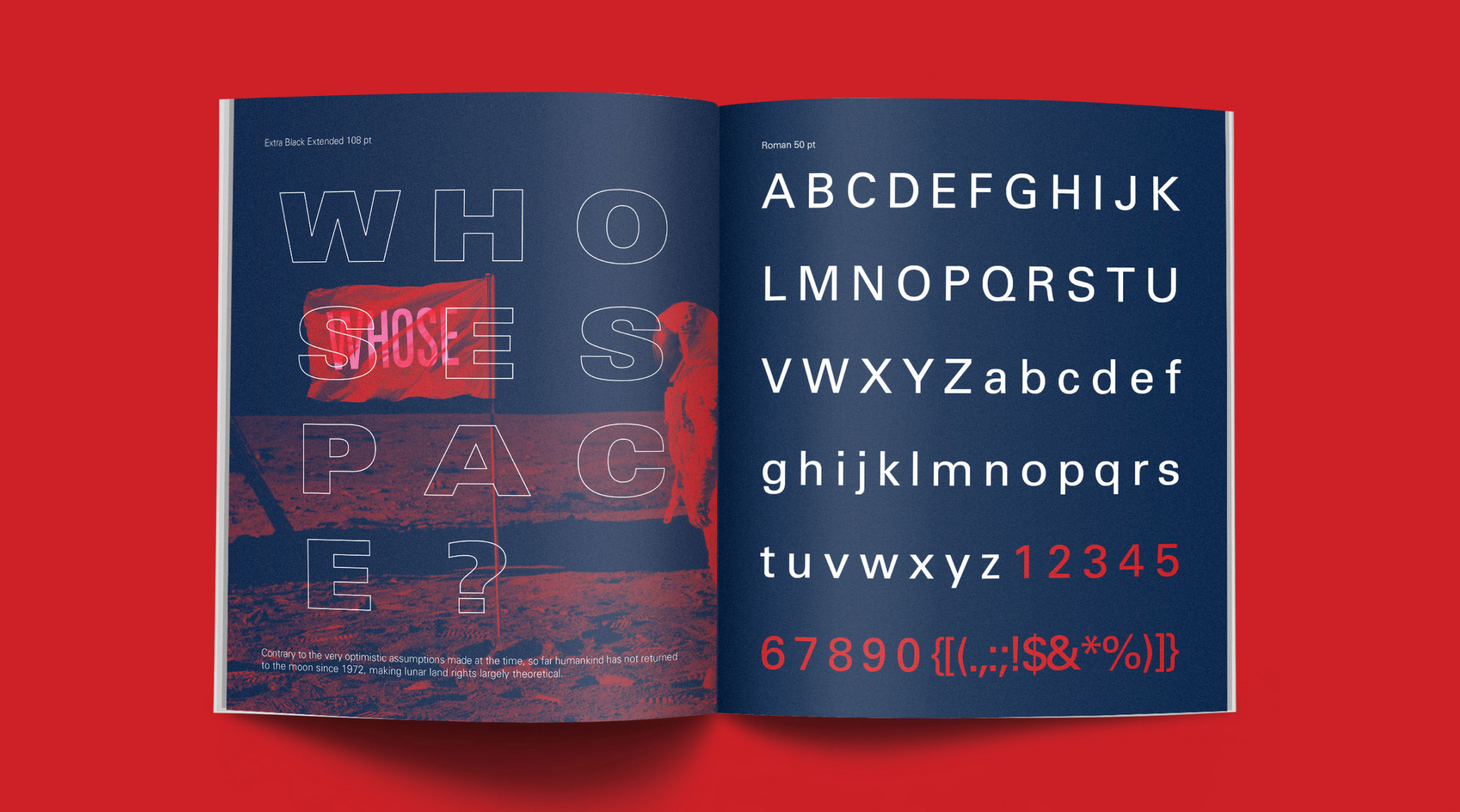 Univers type specimen book design by Oscar Aldana, graphic designer in ...
