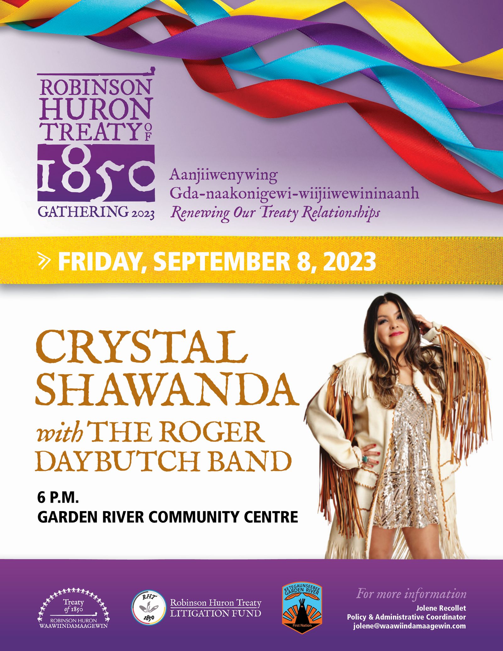 Robinson Huron Treaty of 1850 Gathering 2023