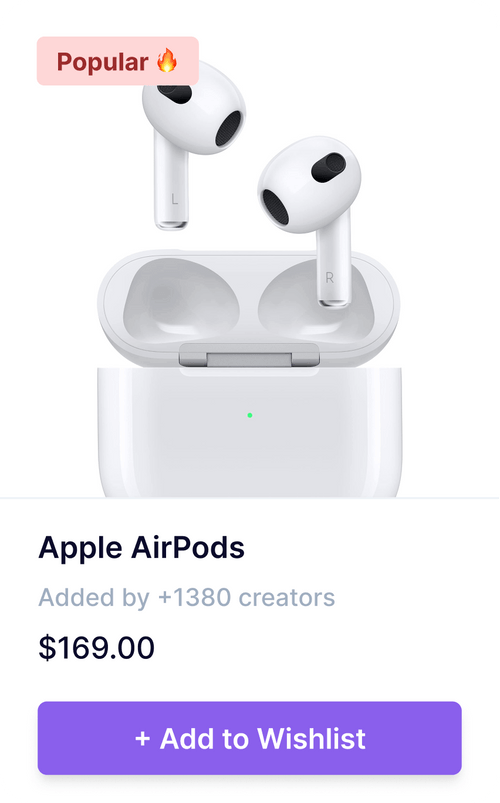 Throne | The Wishlist for Creators