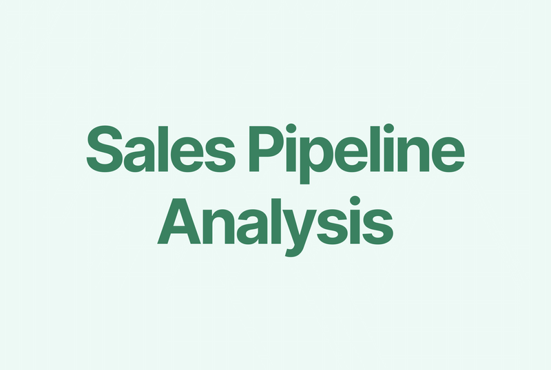 10 must-have sales pipeline reports for sales managers