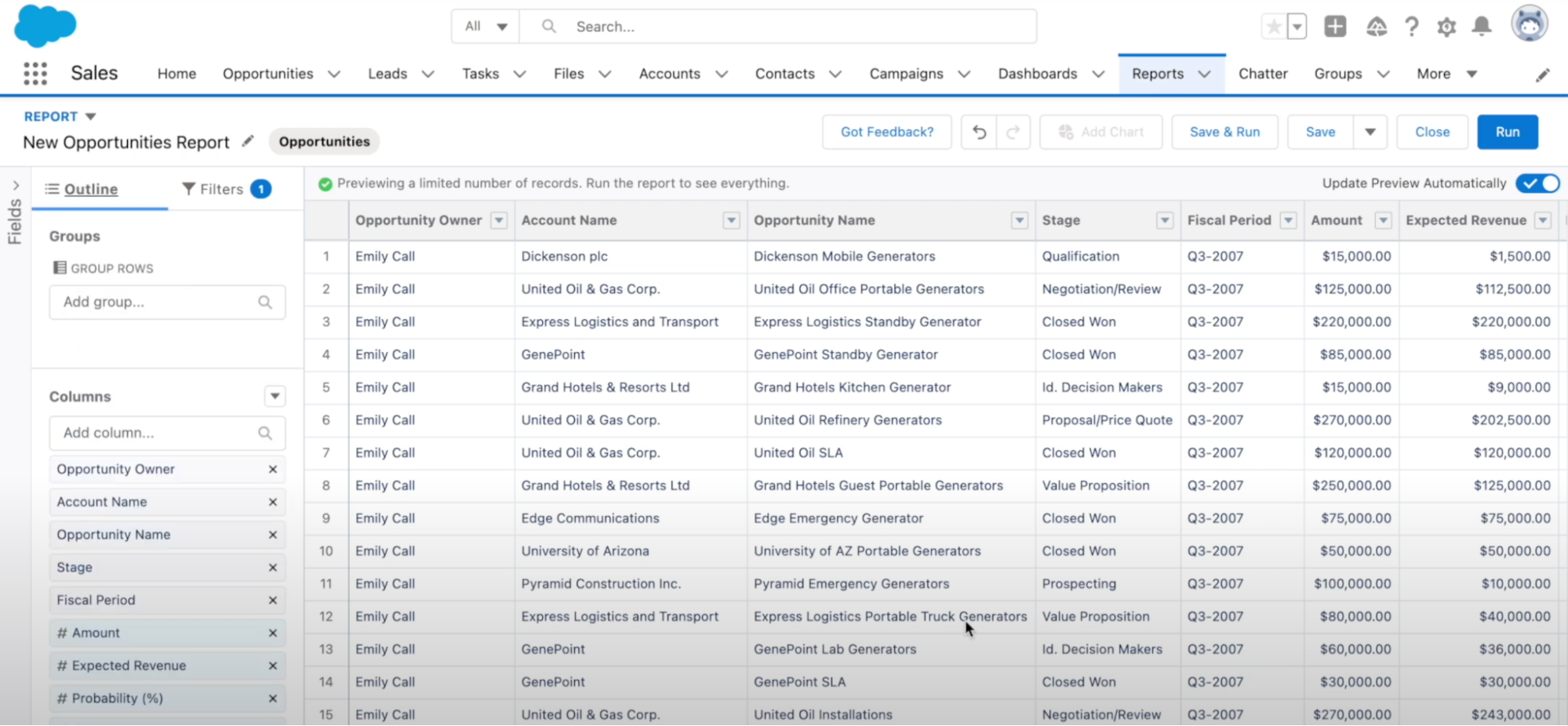 5 Types Of Reports In Salesforce And How To Use Them