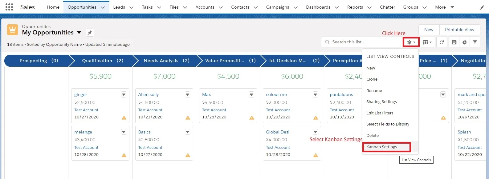 How to Set up and Optimize a Salesforce Kanban View