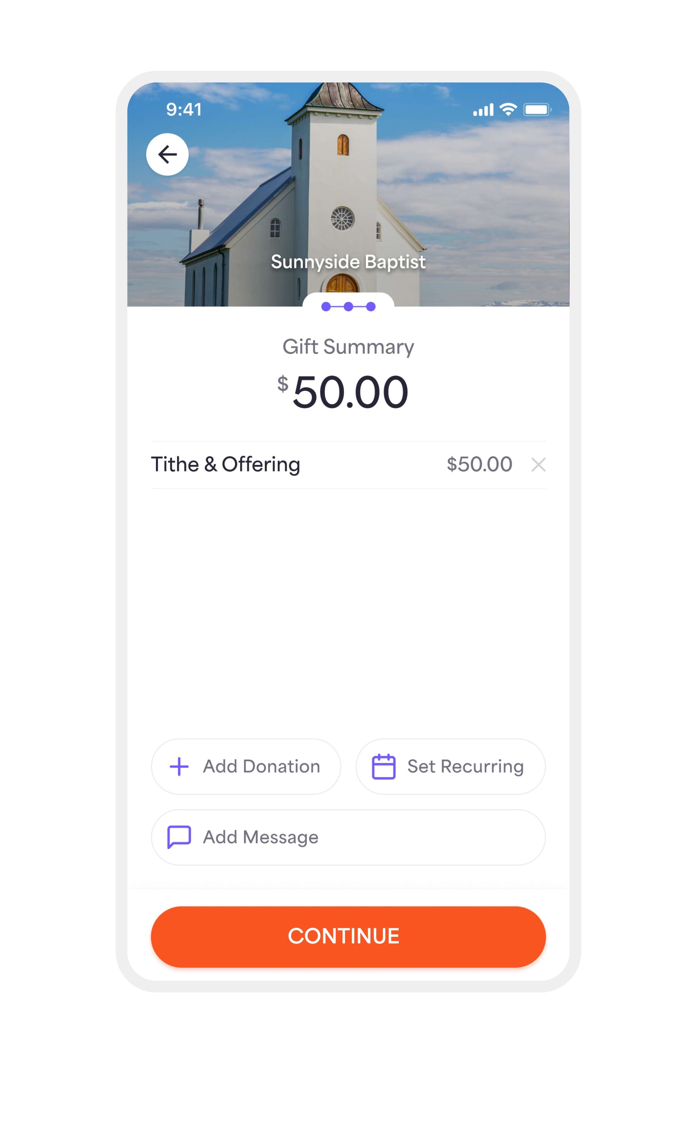 Show How to Make a First Gift