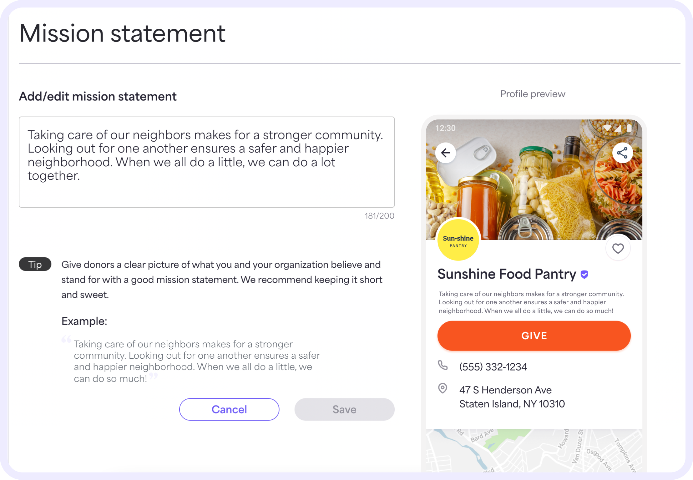 Customize Your Profile