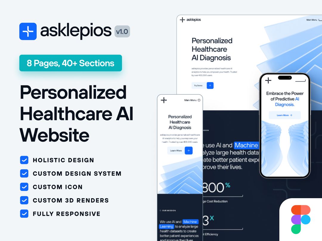 strangehelix.bio | Figma Web Templates | Holistic Design Assets for ...