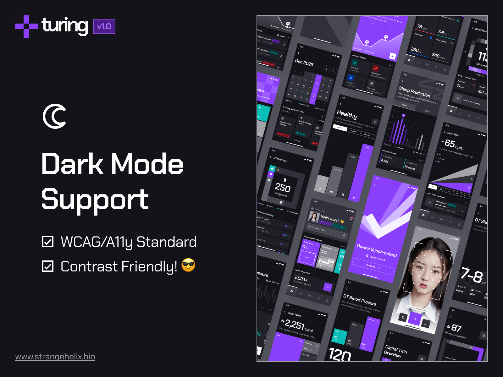 strangehelix.bio | Product | turing UI Kit: AI-Driven Healthcare ...