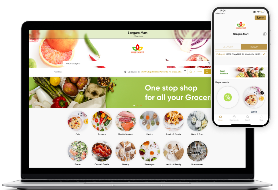 End-to-end eCommerce platform for food retailers | Local express
