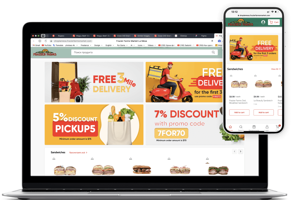 End-to-end eCommerce platform for food retailers | Local express