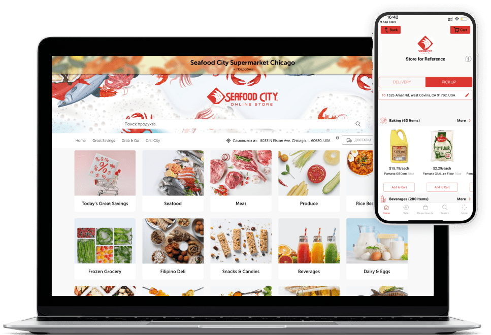 End-to-end eCommerce platform for food retailers | Local express
