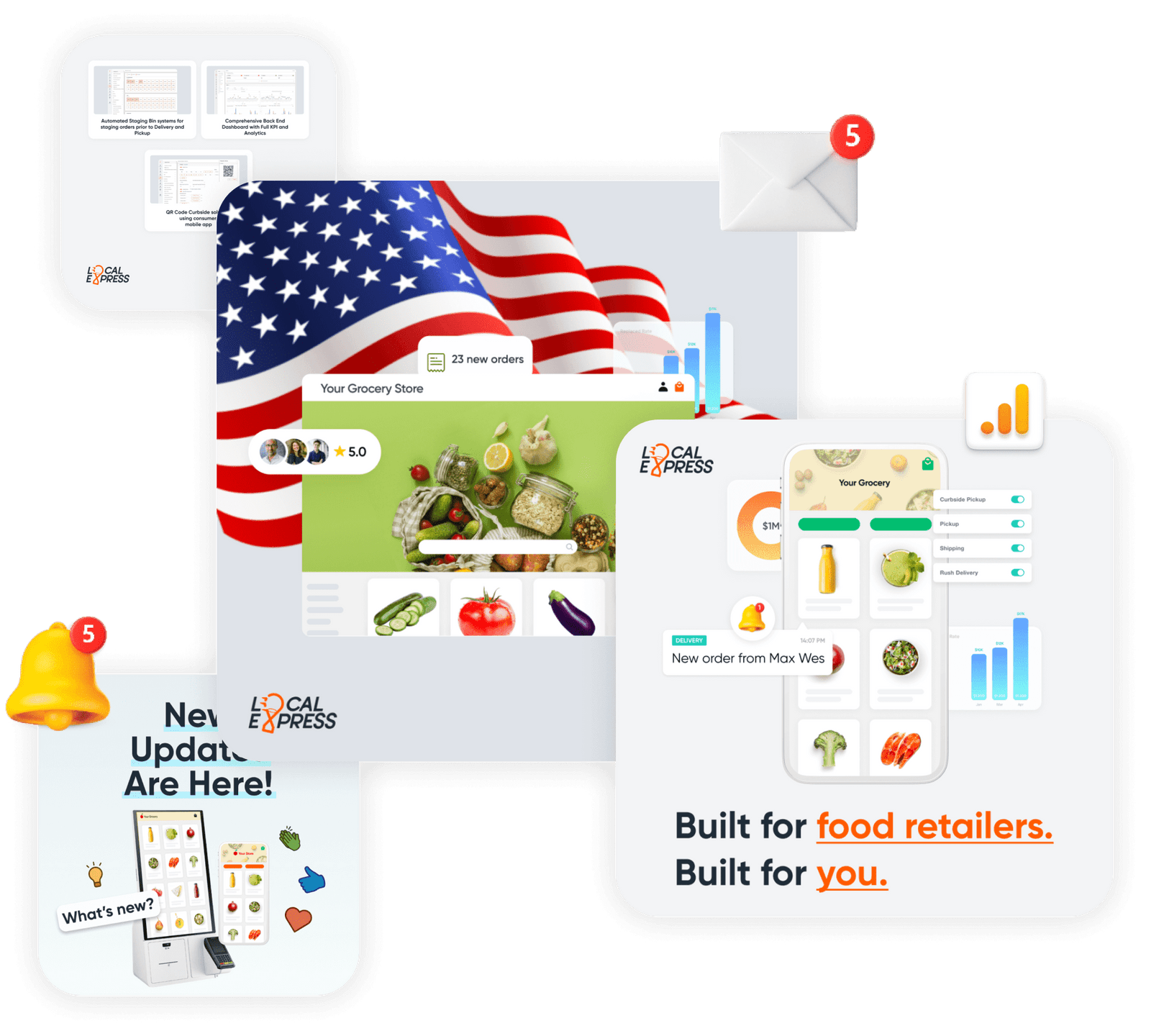 End-to-end eCommerce platform for food retailers | Local express