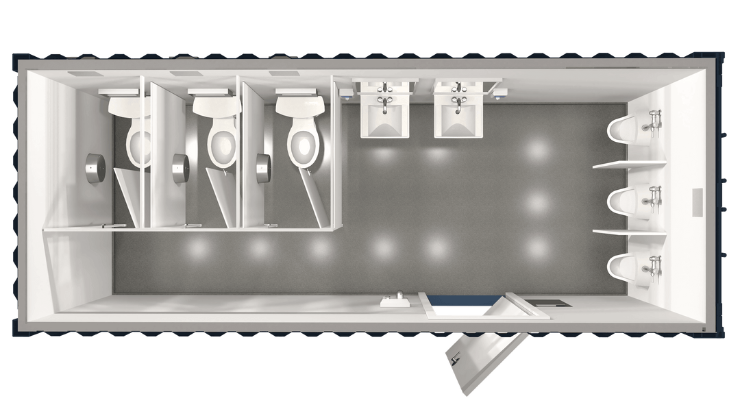 Shipping Container Bathroom - Marvel Buildings