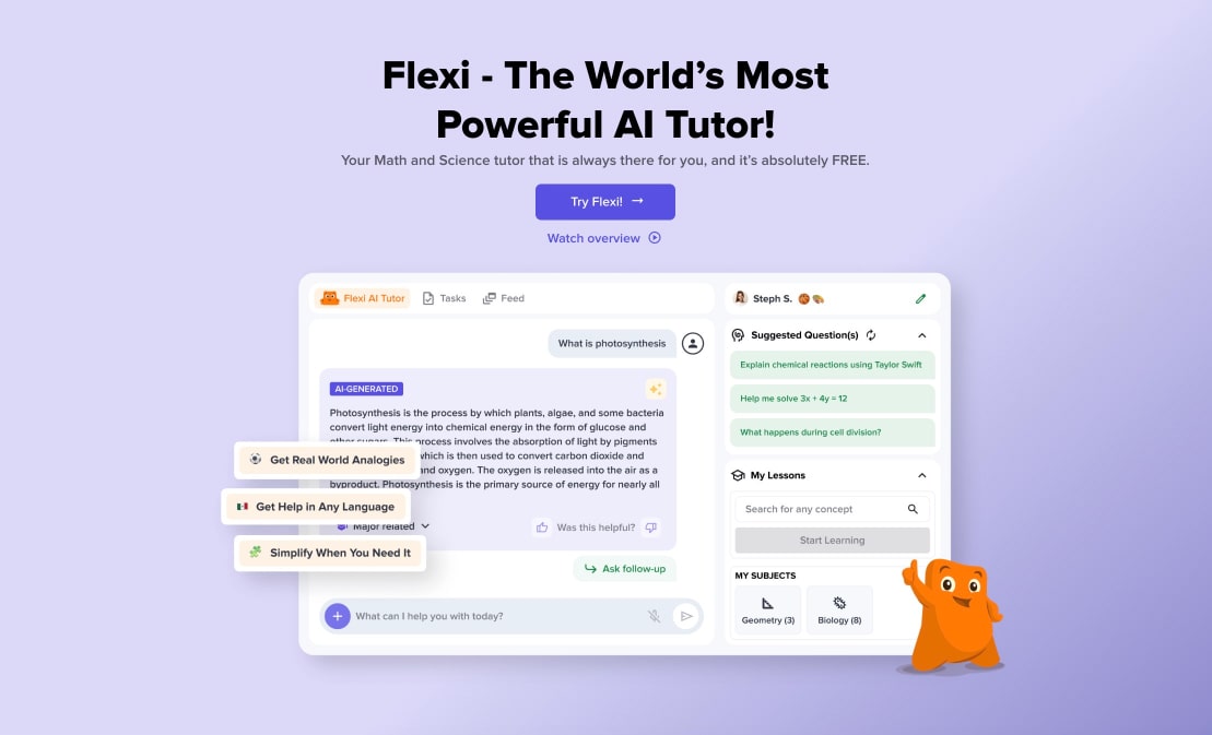 Flexi 2.0 - The World's Most Powerful AI Tutor | CK-12 Foundation