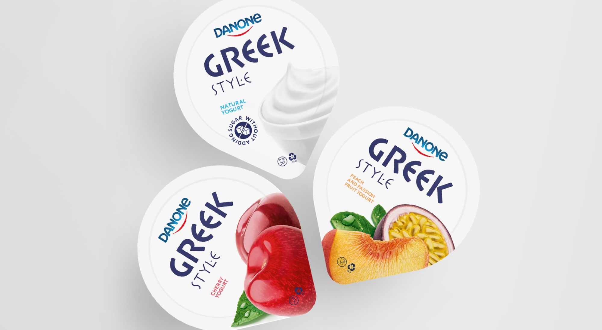 DANONE Greek Yogurt Packaging Design - Aida Pioneer