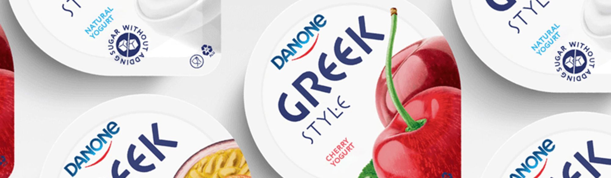 DANONE Greek Yogurt Packaging Design - Aida Pioneer