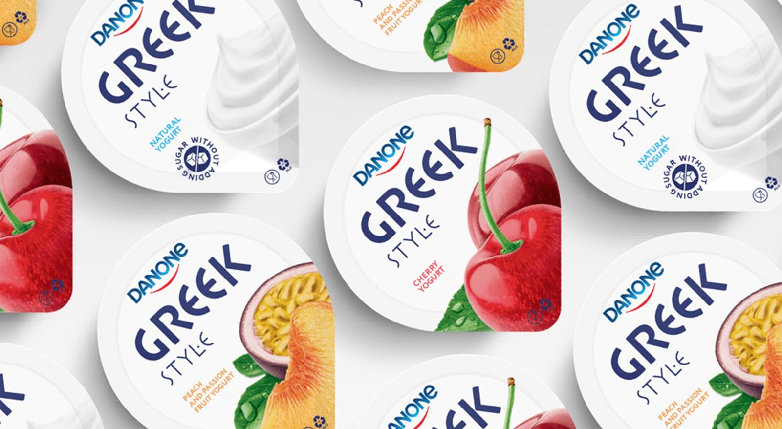 DANONE Greek Yogurt Packaging Design - Aida Pioneer