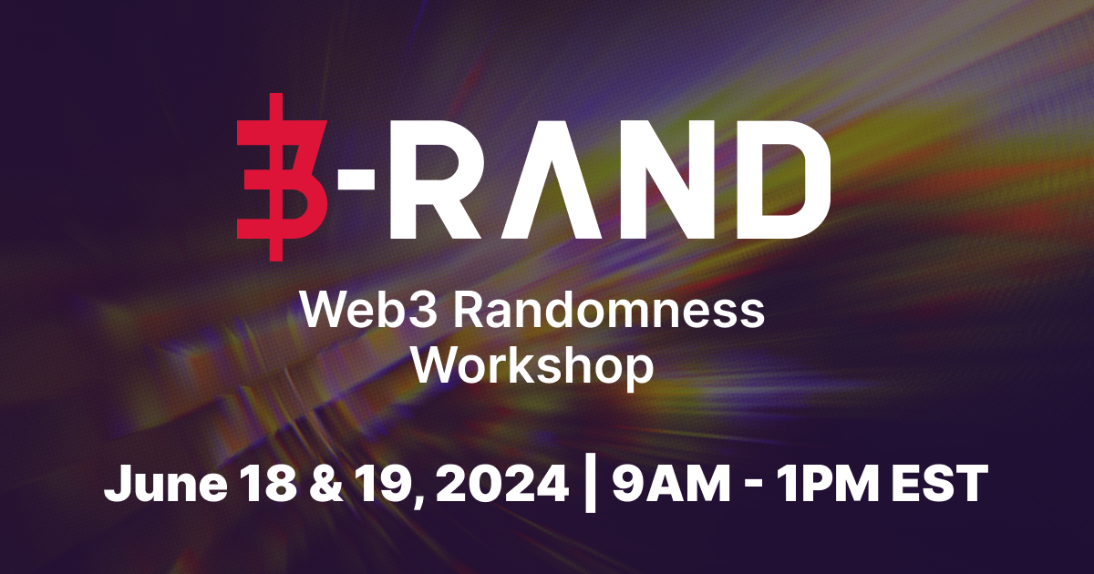 3-Rand: Web3 Randomness Workshop