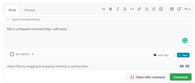 Reuse Your Favorite Code Review Comments | Sema