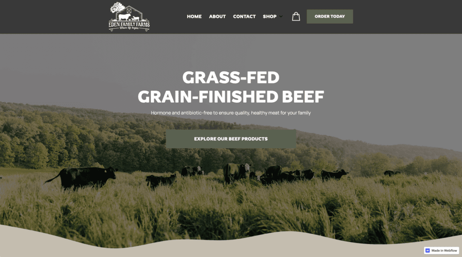 Home - Eden Family Farms - Grass-fed, Grain-finished Beef