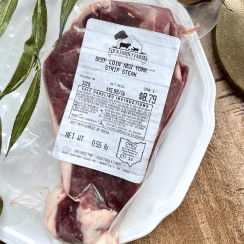 New York Strip Steak - Eden Family Farms