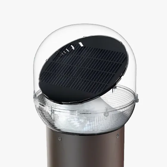 Pace Solar Powered, Mesh Bollard Light | Omnisolar