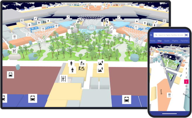 Indoor Navigation Solution for Airports - Visioglobe