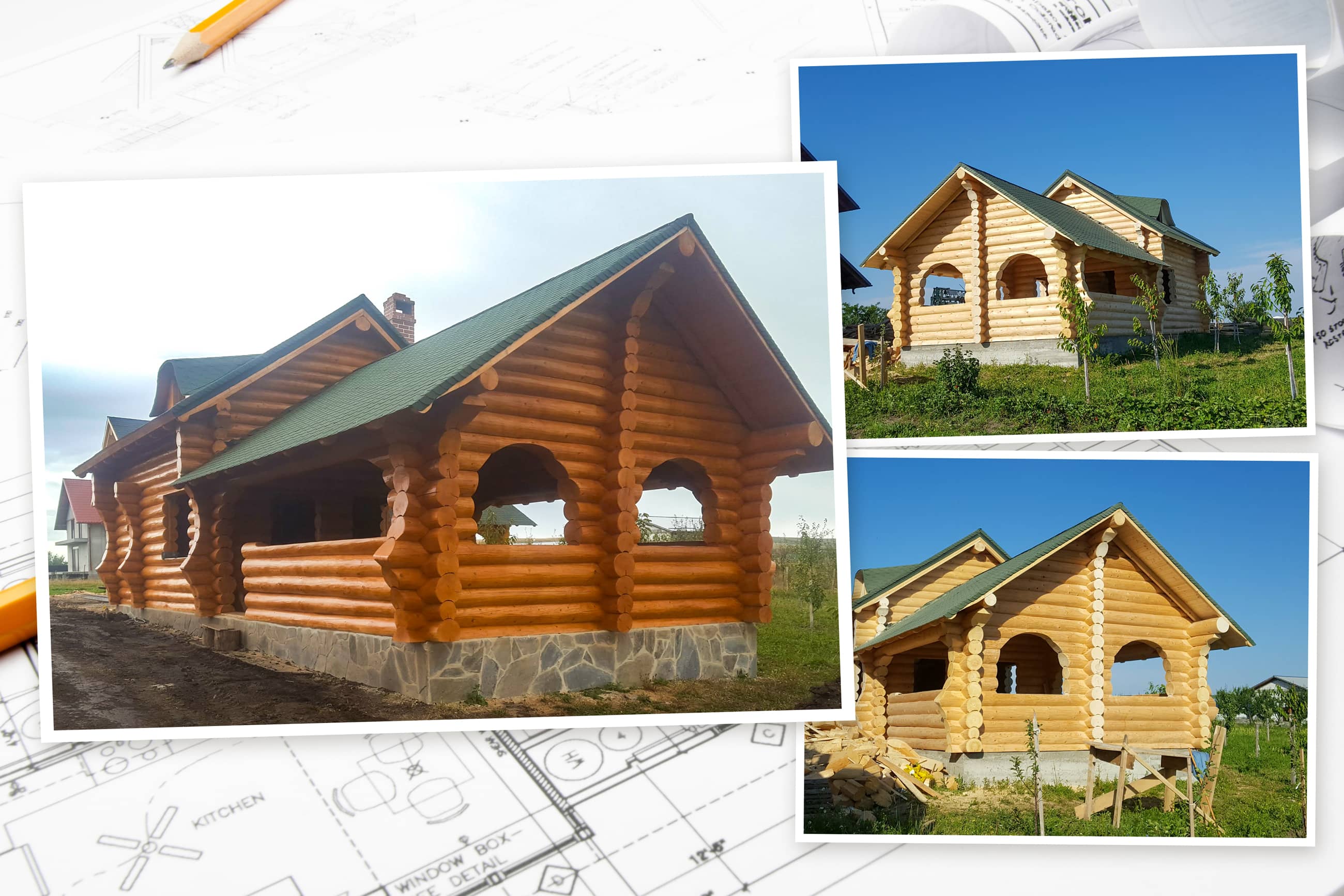 Round Log House Bucovina