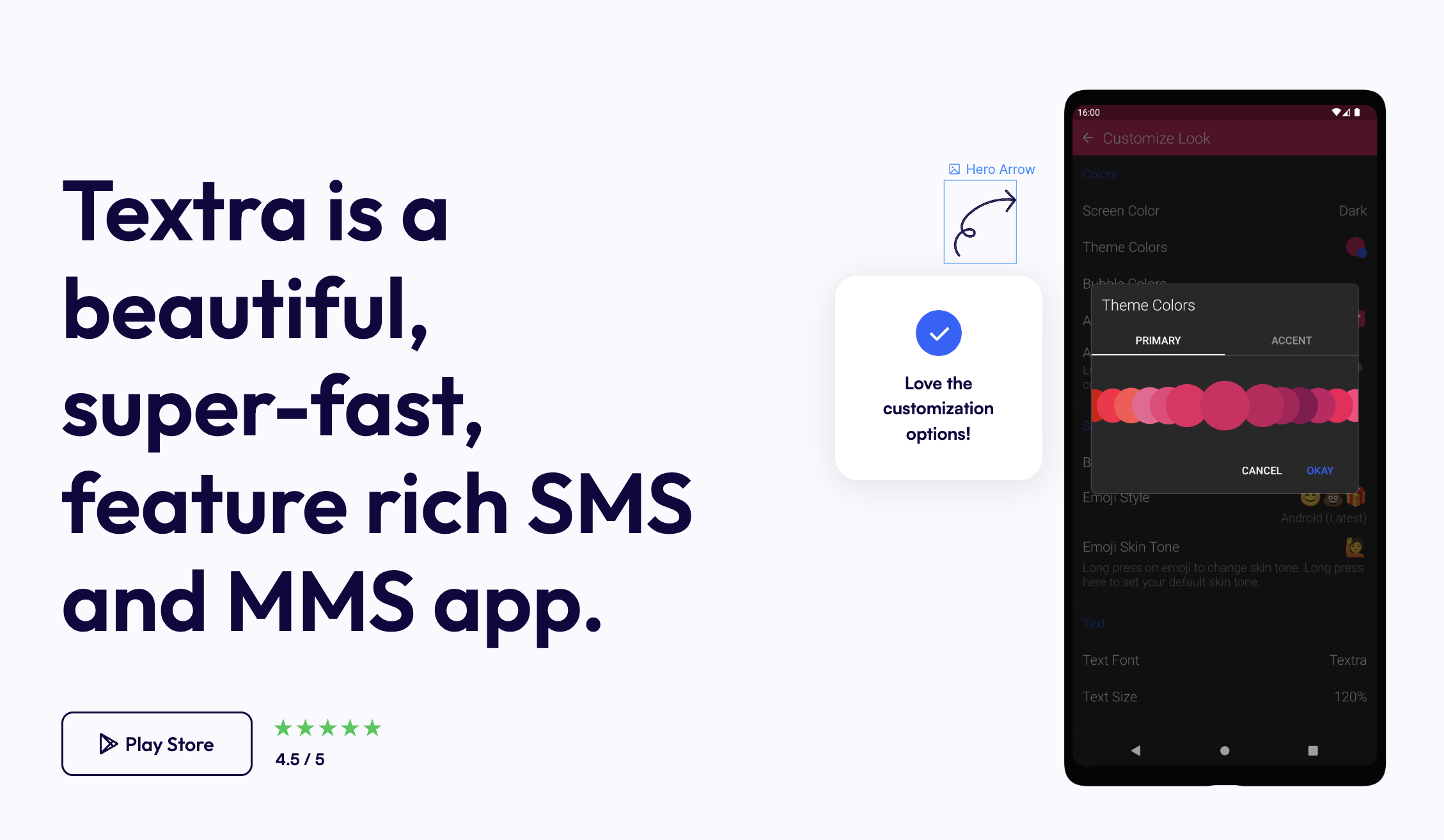 Textra SMS - Simple. Beautiful. Fast.