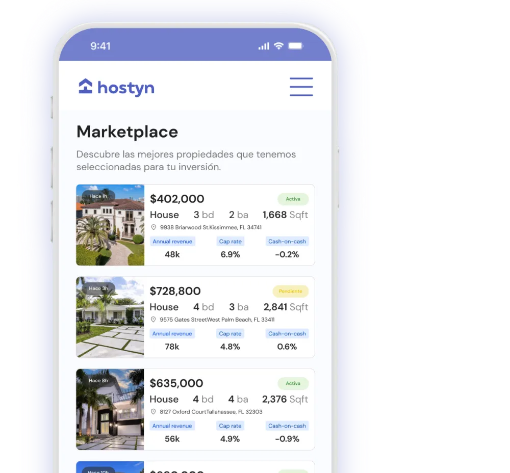 Hostyn | Invest in vacation properties in Florida