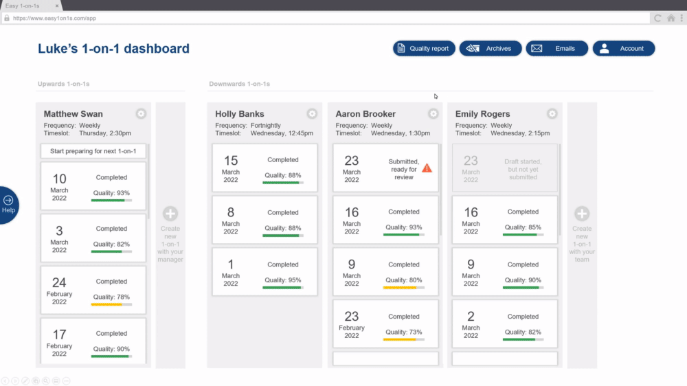 Easy 1-on-1s - Overview