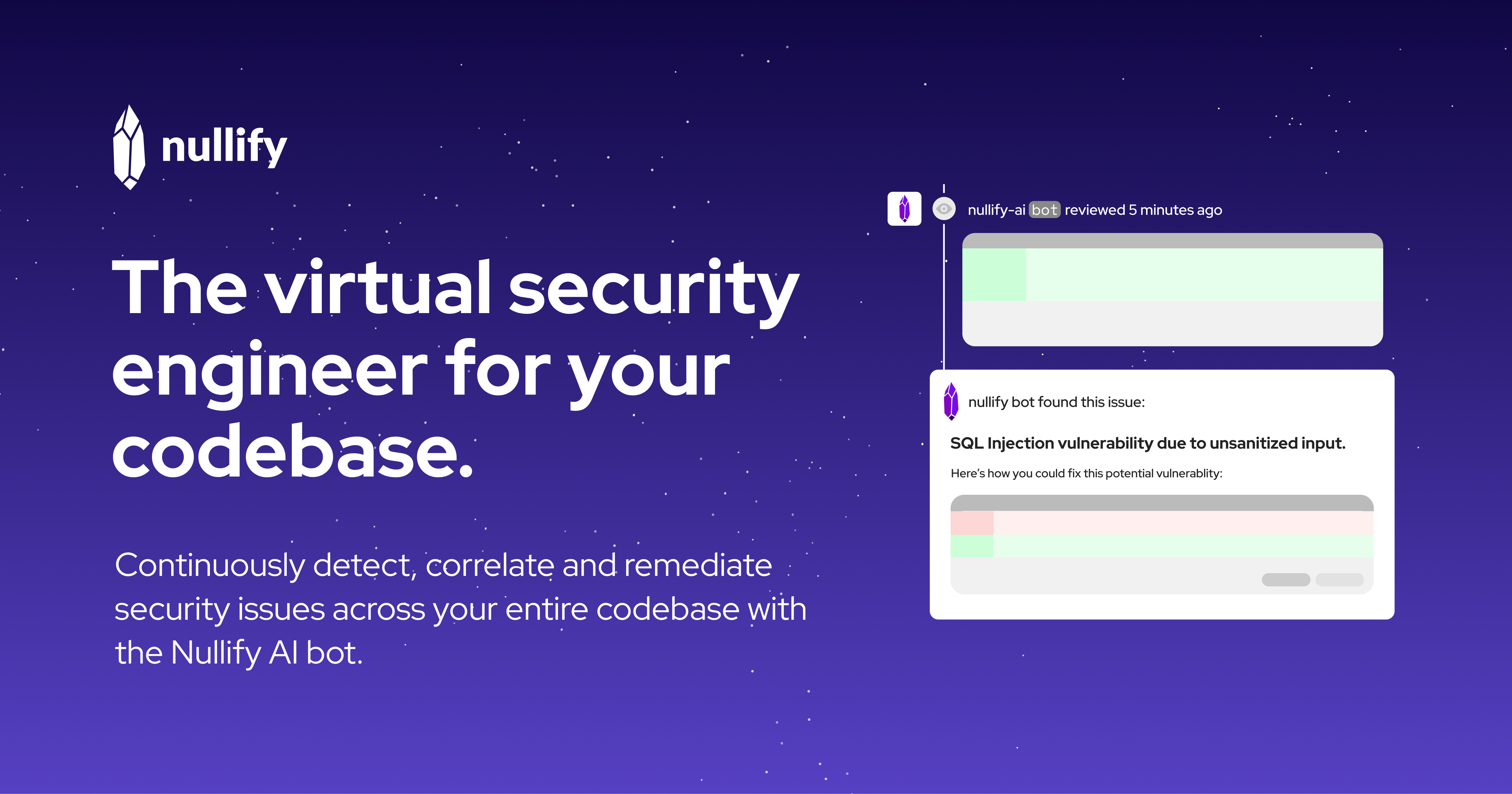 Nullify | Autonomous software security at scale