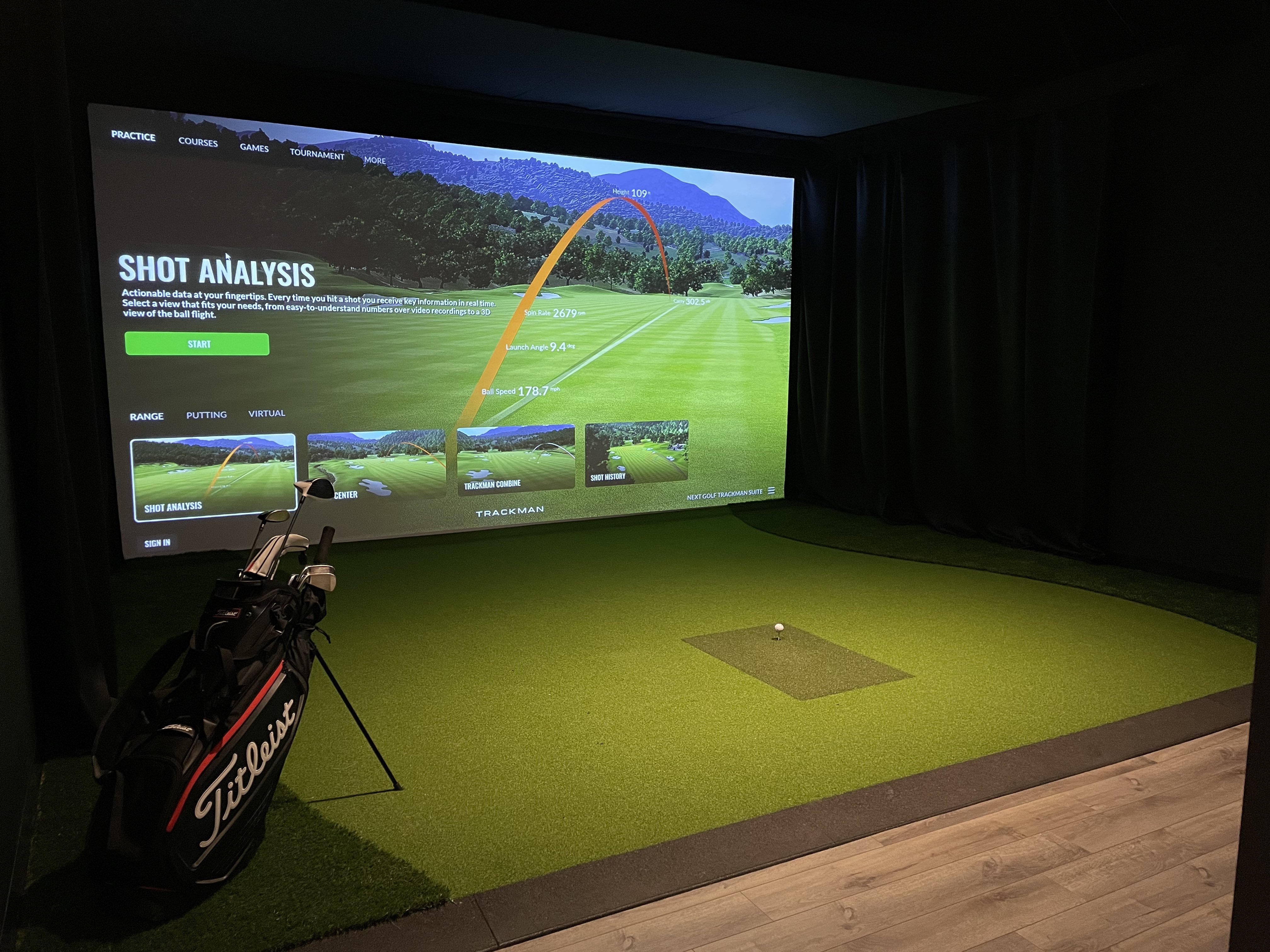Play Virtual Indoor Golf Year-round