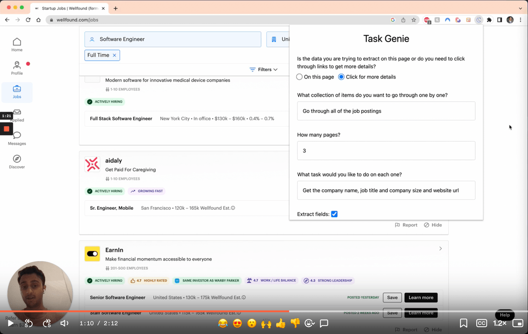 Task Genie: Hand-crafted ICP Leads and Sales Triggers