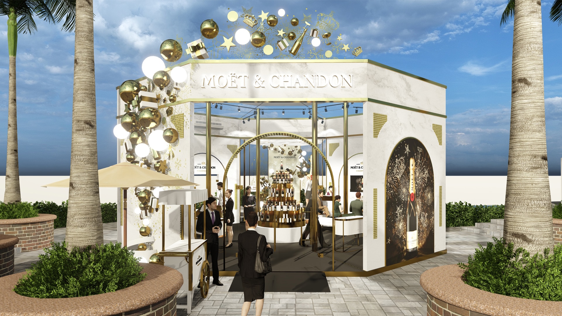 Portfolio | Moet & Chandon Pop Up Store