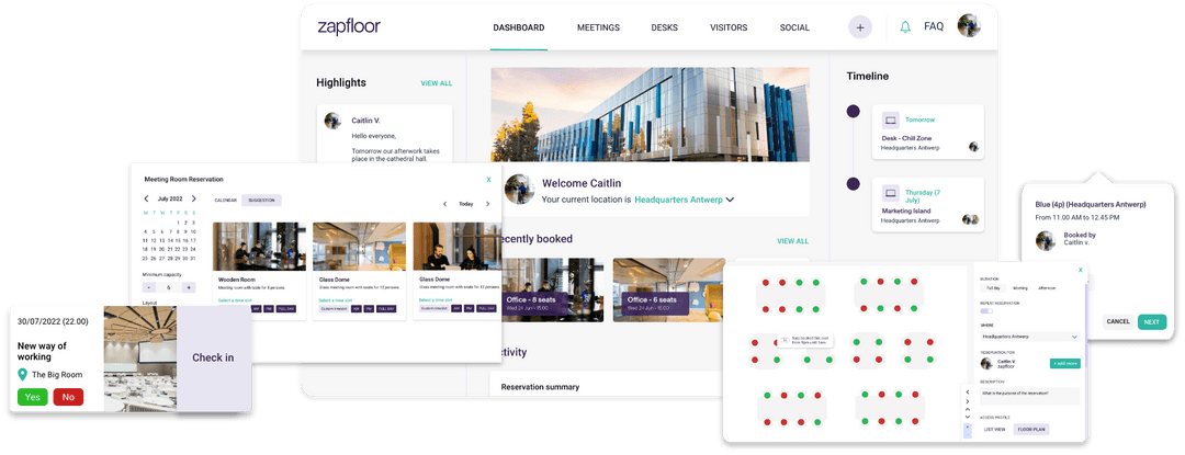 zapfloor | Workspace management software