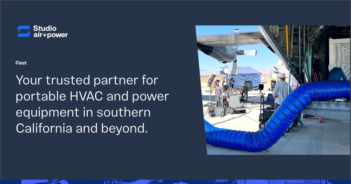 Equipment rental fleet | Studio Air and Power