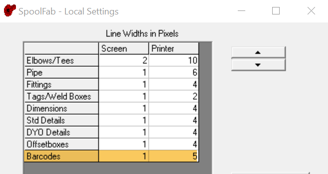 Barcodes - SpoolFab Piping Isometrics Drawing Software