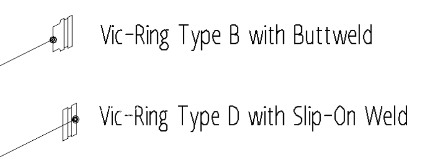 Victaulic Rings as Stub Ends - SpoolFab Piping Isometrics Drawing Software