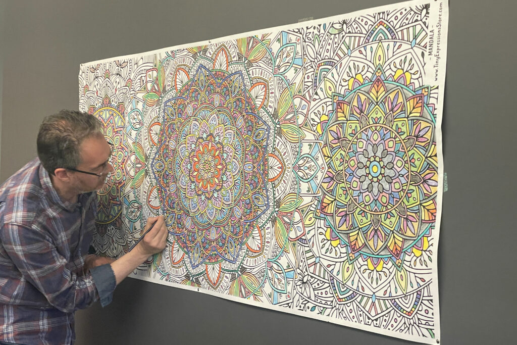 Given and Associates | Office-Wide Mandala Coloring
